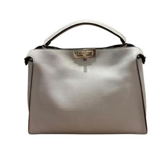 Fendi Grey Peekaboo Tote