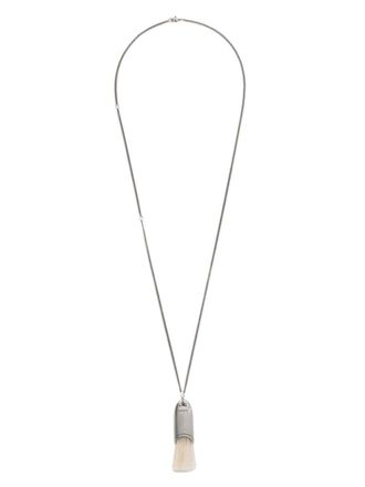 Christophe Lemaire collier Personal Brush - Argent