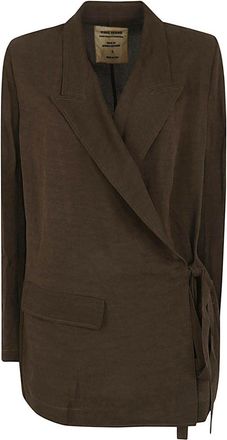 Uma Wang Veste Casual - Marron