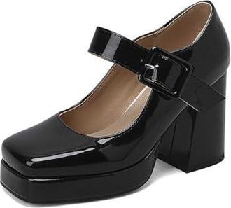 Generic Chaussures Talons Hauts pour Femmes Escarpins Pieds Larges Talon Sandale Femme Stable Confortable Bout ferm&eacute; de soir&eacute;e Mariages et F&ecirc;tes