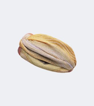 Missoni Stirnband aus H&auml;kelstrick