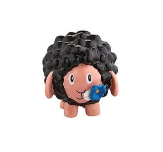 Alessi Nerona AGJ01 13 - Figurine pour Cr&egrave;che Nerona Design, en Porcelaine et D&eacute;cor&eacute;e &agrave; la Main, Multicolore