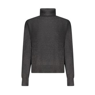 Pepe Jeans London Lang&auml;rmeliges Rollkragen-T-Shirt - - Knitwear - Damen - Schwarzk - S