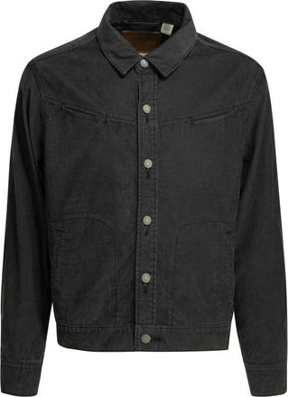 Levi's Market Miners Corduroy Trucker Jacket - Homme - Vestes - Noir - Taille: XL