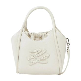 Karl Lagerfeld Femme, Sacs, Blanc, Taille: ONE Size Cabas Villa La Vigie