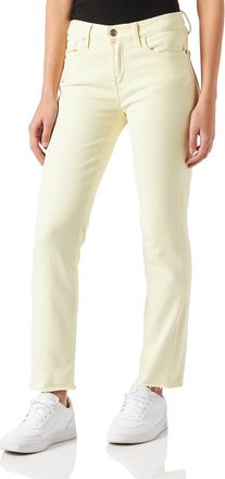 7 For All Mankind Damen JSVYC130DA Hose, Yellow, 28