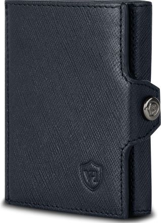 Von Heesen Slim Wallet mit RFID Schutz - Geldb&ouml;rse Herren klein - Mini Geldbeutel Damen Portmonee - Kartenetui Echtleder Karten Portemonnaie - Leder Kreditkarten