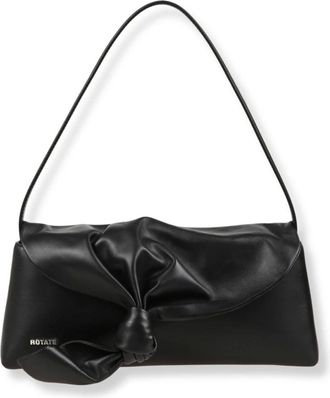 Rotate Rotate Birger Christensen, Femme, Sacs, Noir, Taille: ONE Size Drape Bag