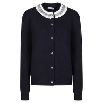 Prada Cardigan - - Knitwear - Damen - Blau - S