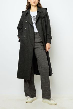 Gerard Darel Trench &agrave; chevron - SERGE - anthracite