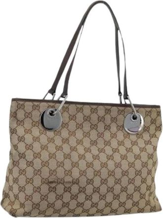 Gucci Pre-owned Vintage Tote Bag - Femme - Pre-owned - Brun - Taille: ONE Size