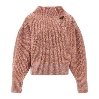 Dries Van Noten Teubina Zweifarbiger Pullover - - Knitwear - Damen - Rosa - M