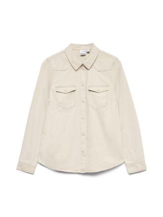 Vero Moda Vmmaria Ls Denim Slim Shirt Mix New Noos
