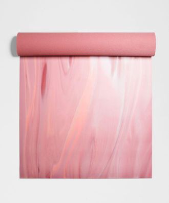 lululemon The Mat 5 mm aus FSC-zertifiziertem Kautschuk - Größe 5 mm in Pink Haze/Deco Pink/Pink Organza