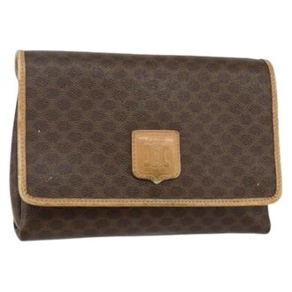 Celine Pre-owned Vintage Macadam PVC Schultertasche - - Pre-owned - Damen - Braun - ONE SIZE