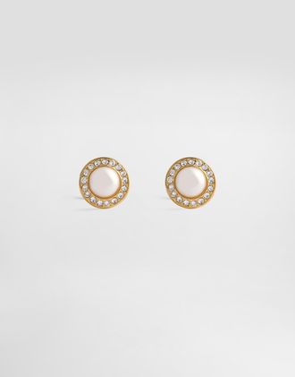 Dolce & Gabbana Runde Manschettenkn&ouml;pfe - Mann Bijoux Gold Metall Pai