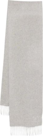 Max Mara fringed scarf - Grau