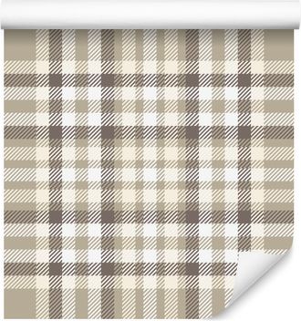 OEM Carta Da Parati Scozzese Con Motivo Tartan In Stile Retr&ograve; Per Soggiorno E Camera Da Letto, 50x1000 Cm