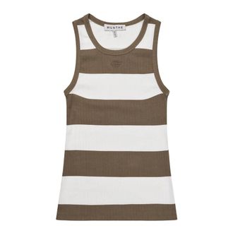 Munthe Striped Sleeveless Top - - Tops - Damen - Mehrfarbig - M