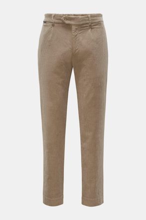 04651/ Herren - Cord-Jogpants Smart Pants Cord beige