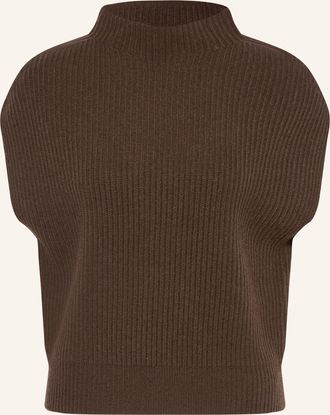 Lilienfels Lilienfels Pullunder Mit Cashmere braun