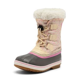 Sorel Yoot PAC Nylon WP Bottes de Neige imperméables, Honey White, Orchid ( Blanc Miel, Orchidée), 37 EU