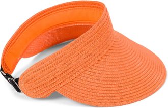styleBREAKER Cap Papierstroh Visor Cap Einfarbig