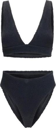 Hunza G Femme, Maillots de bain, Noir, Taille: ONE Size Ensemble Bikini Triangle en Polyamide