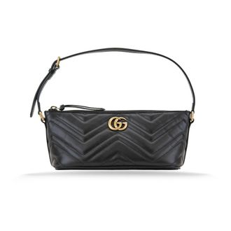 Gucci Lederhandtasche mit Rei&szlig;verschluss - - Bags - Damen - Schwarzk - ONE SIZE