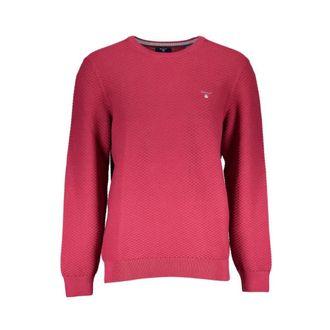 GANT Homme, Pulls, Rouge, Taille: M Pull en maille à col rond
