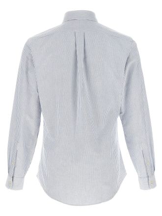 Polo Ralph Lauren Striped Oxford Cotton Shirt - Blue