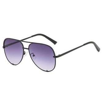 Generic Lunettes De Soleil Dext&eacute;rieur En M&eacute;tal For Hommes, Vacances, Conduite For Femmes, UV400(Gray)