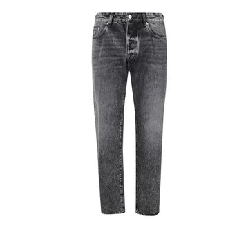 Icon Denim Los Angeles Mittelblaue Straight Leg Jeans - - Jeans - Herren - Grau - W36