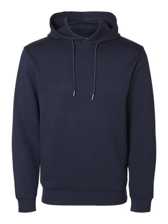 Selected SELETED HOMME Herren SLHEMANUEL Soft Hood Sweat NOOS Kapuzenpullover, Sky Captain, L