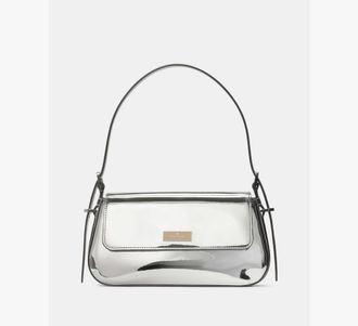 Kate Spade New York Bridget Mirror Schultertasche In Metallic-Optik Mit Umschlag, Klein