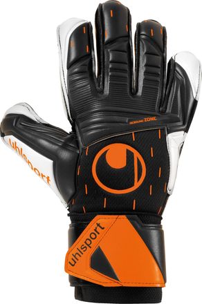 Uhlsport Speed Contact Supersoft Fußball Torwarthandschuhe - atmungsaktiv mit großartigem Grip und Abriebsfestigkeit - für Einsteiger und Amateursportler
