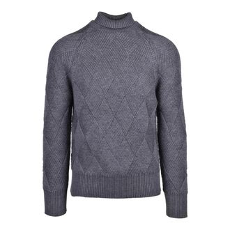 Alpha Studio Rollkragenpullover - - Knitwear - Herren - Grau - M