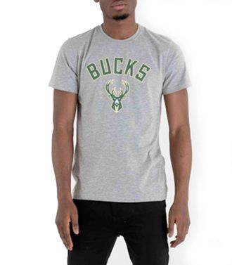 New Era NBA Milwaukee Bucks Logo T-Shirt, Gr&ouml;&szlig;e:L
