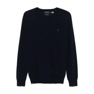 Ralph Lauren V-Ausschnitt Strickware - - Knitwear - Herren - Blau - S