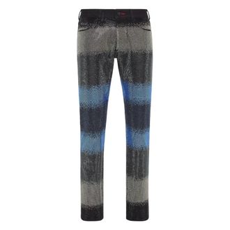 Philipp Plein Homme, Jeans, Multicolore, Taille: W30 Denim Pantalons Super Straight Cut Crystal