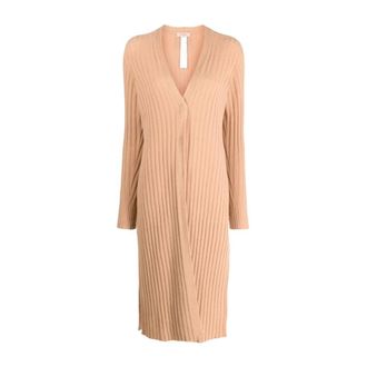 Twinset Femme, Pulls, Beige, Taille: 38 FR Cardigan Long Ribbed
