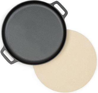 Klarstein Klarstein - Tomahawk 3.1 s Brat & Back-Set Pfanne Pizzastein &Oslash;29 cm