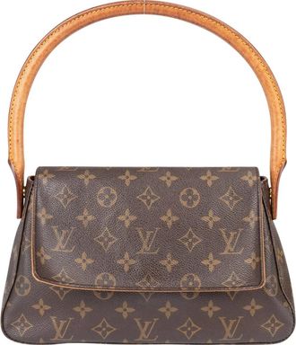 Louis Vuitton Crossbody Bags - Louis Vuitton Monogram Canvas Looping PM Shoulder - Gr. unisize - in Braun - f&uuml;r Damen