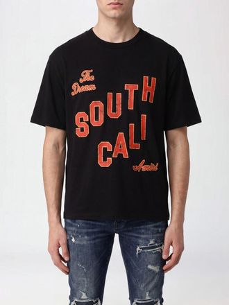 Amiri T-Shirt im Vintage-Stil mit Slogan-Print und &uuml;berschnittenen Schultern