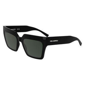 Karl Lagerfeld Schwarze Eingespritzte Sonnenbrille