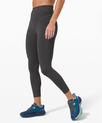 lululemon Wunder Train Leggings mit hohem Bund für Frauen - 64 cm - Größe 10 in Graphite Grey