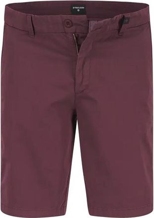 Strellson Herren Shorts rot Baumwoll-Stretch