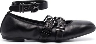 Stuart Weitzman Femme, Chaussures, Noir, Taille: 36 EU Maverick Ballet Flat