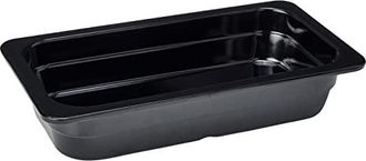 Lacor 66365J schwarz GN-Behalter Melamine GN 1/3X65MM, Melamin, Black, 33 x 18 x 7 cm