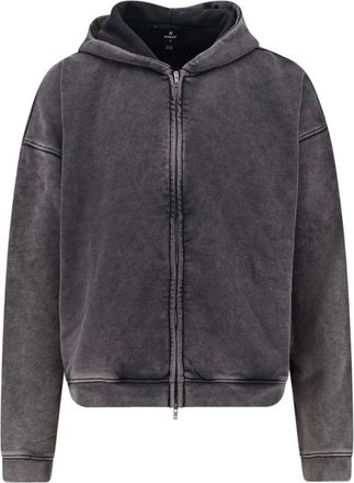 Represent Represent, Homme, Sweatshirts et sweats &agrave; capuche, Noir, Taille: L Initial Boxy Zip Sweat &agrave; capuche